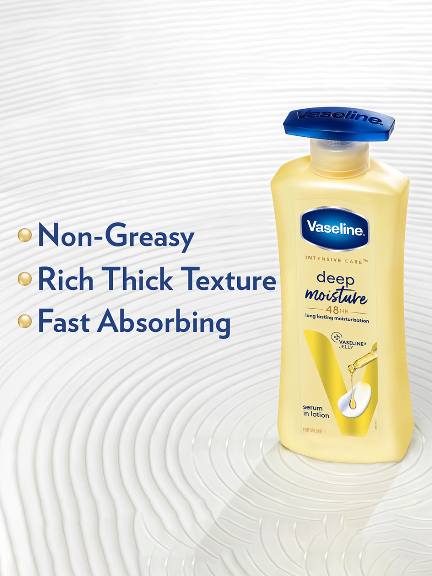 Vaseline Intensive Care Deep Moisture Body Lotion - 600 ml