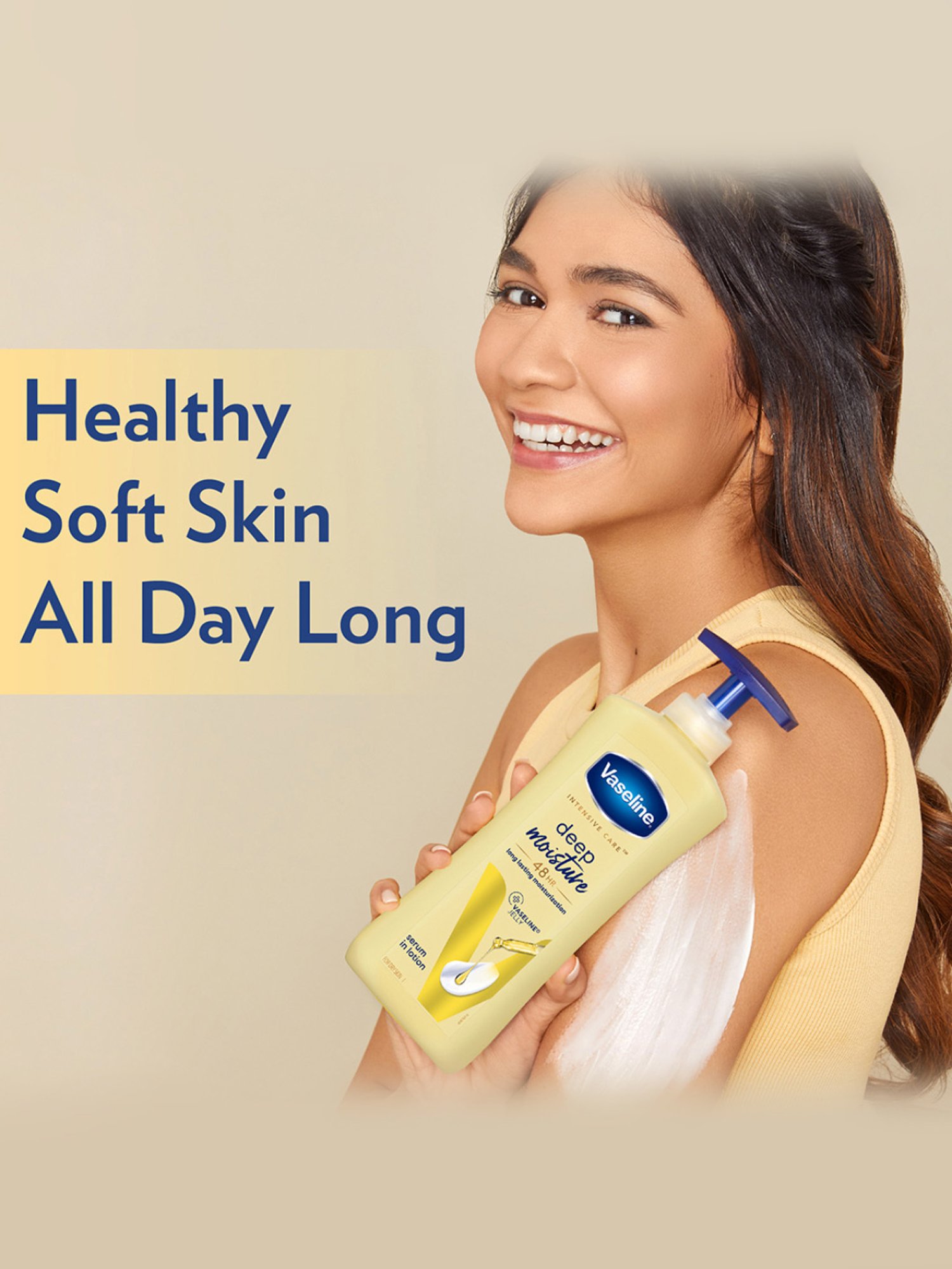 Vaseline Intensive Care Deep Moisture Body Lotion - 600 ml