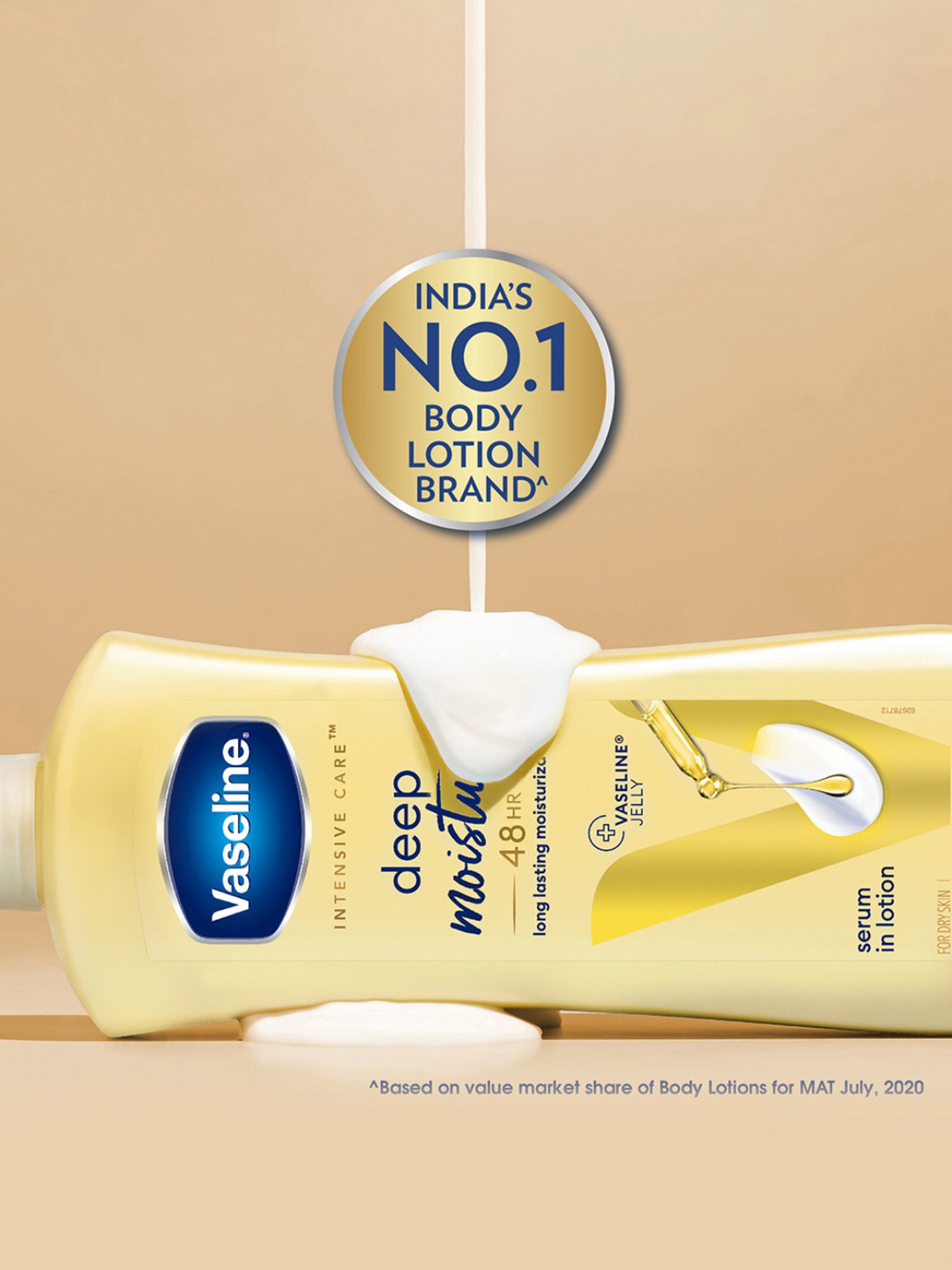 Vaseline Intensive Care Deep Moisture Body Lotion - 600 ml