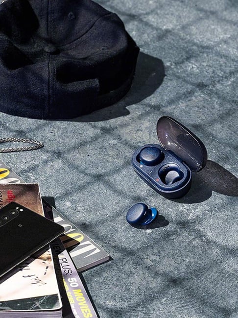 Buy Sony True Wireless EarPods with Mic (WF-XB700, Blue/Black) Online ...