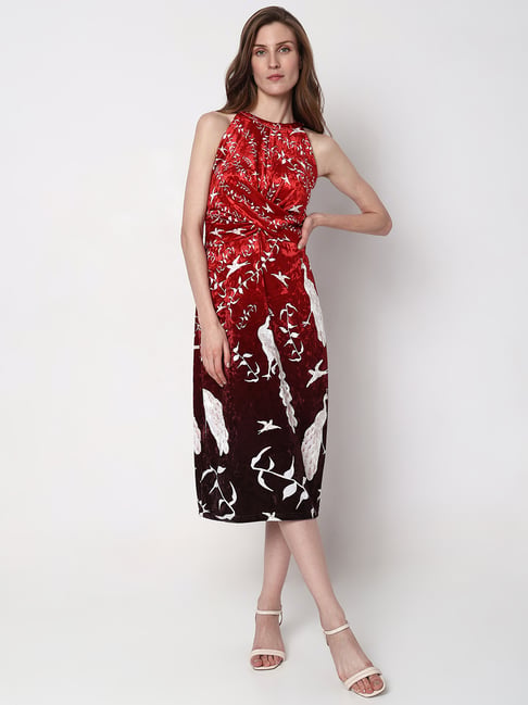 Women's Clothing Vero Moda Red & White Dresses