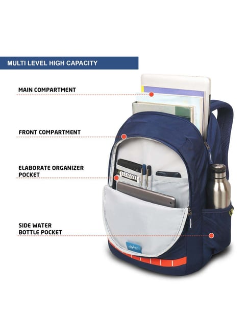 Buy Skybags Xeno 02 32 Ltrs Blue Laptop Backpack Online At Best Price @ Tata CLiQ
