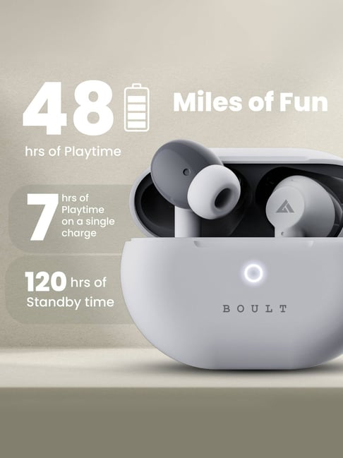 Buy Boult Audio W40 In Ear BT Earbuds (Ivory White, True Wireless) Online At Best Price @ Tata CLiQ