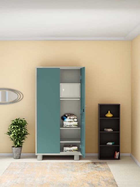 Buy Godrej Interio Storwel M2 2 Door Almirah Spring Blue 1 Locker at Best Price Tata CLiQ