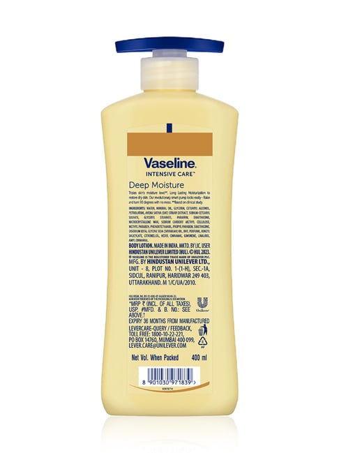 Vaseline Intensive Care Deep Moisture Body Lotion - 400 ml