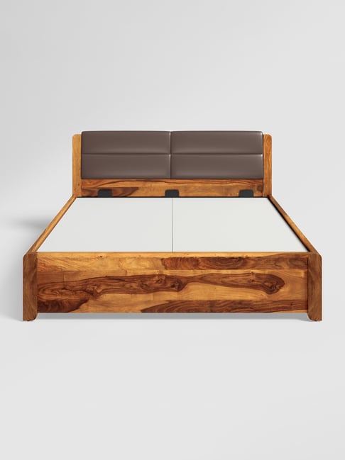 Buy Godrej Interio Utopia Natural Solid Wood Bed at Best Price @ Tata CLiQ