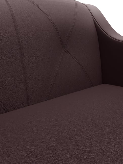 Godrej Interio Monarch 3-Seater Leatherette Sofa, 1-Year Warranty ...