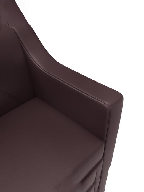 Buy Godrej Interio Monarch Maroon Pinewood Sofa at Best Price @ Tata CLiQ