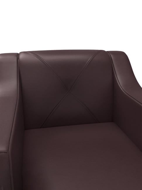 Buy Godrej Interio Monarch Maroon Pinewood Sofa at Best Price @ Tata CLiQ