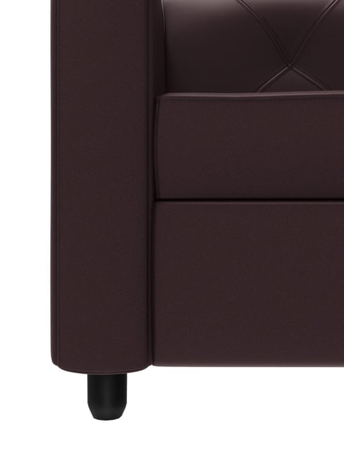 Buy Godrej Interio Monarch Maroon Pinewood Sofa at Best Price @ Tata CLiQ