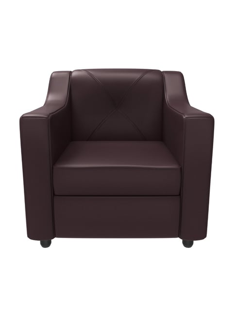 Buy Godrej Interio Monarch Maroon Pinewood Sofa at Best Price @ Tata CLiQ