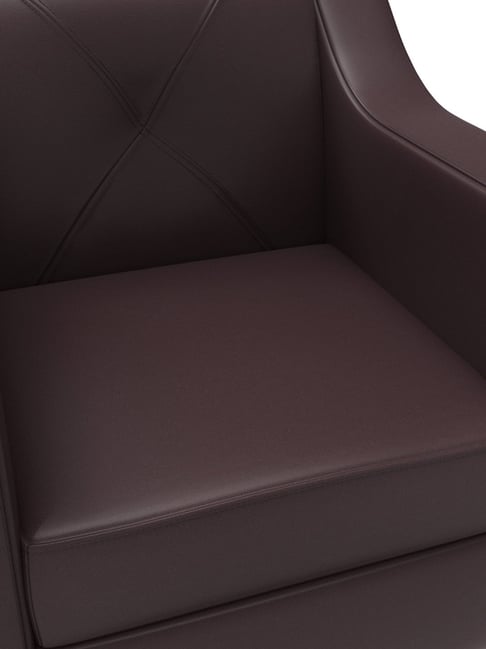 Buy Godrej Interio Monarch Maroon Pinewood Sofa at Best Price @ Tata CLiQ