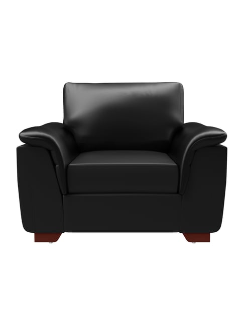 Buy Godrej Interio Entice Black Leatherette Sofa at Best Price @ Tata CLiQ