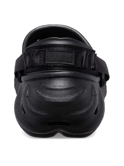 Crocs Men's Classic All Terrain Black Back Strap Clogs