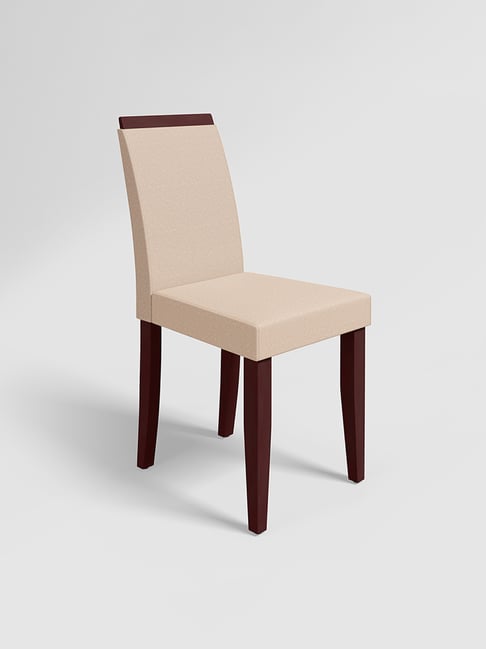 Buy Godrej Interio Rose Beige Wood Dining Chair (Set of 2) at Best ...