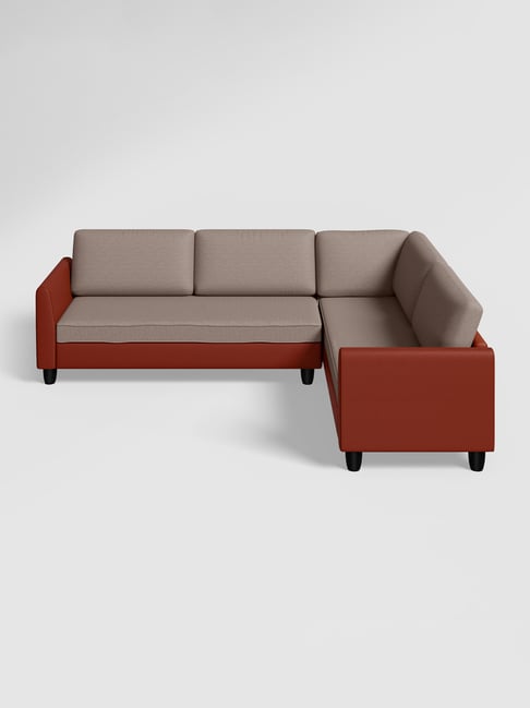 Godrej Interio Sofa, Plenta 5-Seater Fabric L-Shaped Sofa, 1-Year ...