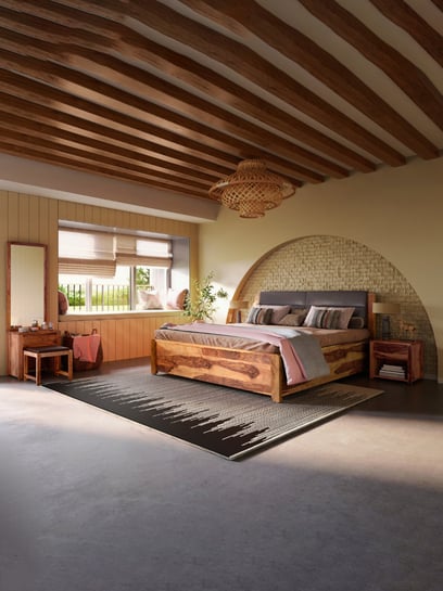 Godrej wooden bed store