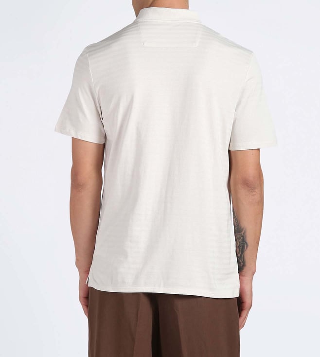 Calvin Klein Jeans Chalk Stripes Regular Fit Polo T-Shirts