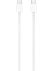 Apple 1 Mtr 60W USB-C Charge Cable with Woven Design (White)