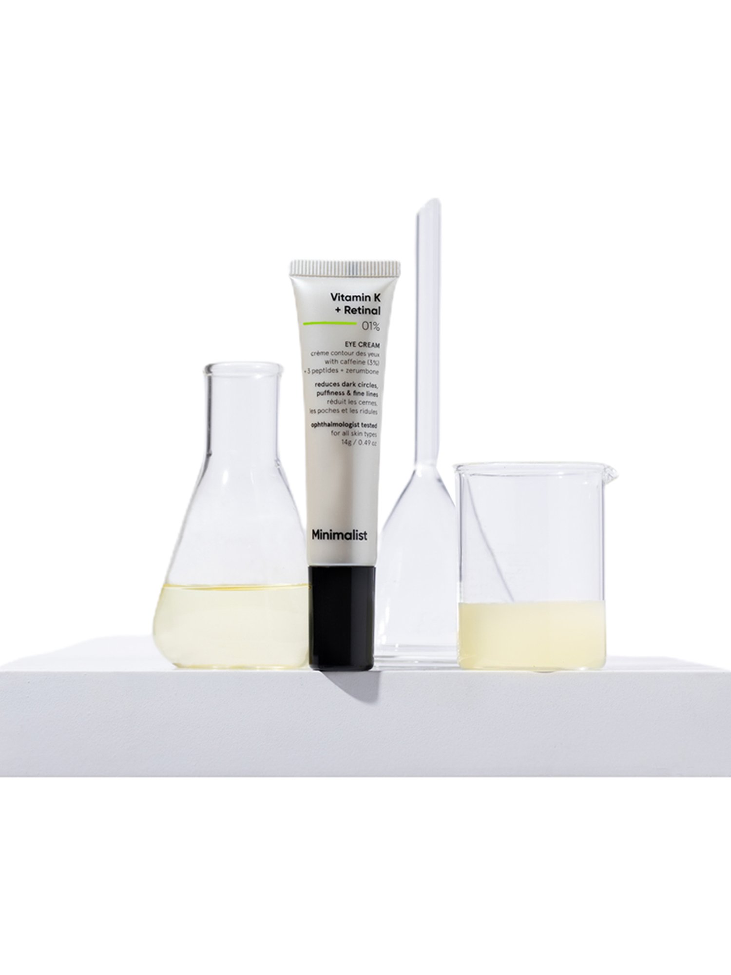 Minimalist Vitamin K + Retinal 01% Eye Cream - 14 gm