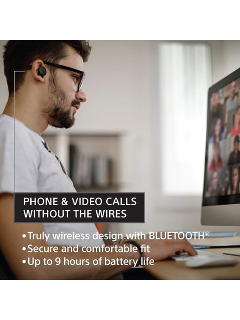 Buy Sony True Wireless EarPods with Mic (WF-XB700, Black) Online At ...