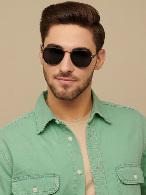 Buy Vincent Chase VC S13835 Grey Polarized Aviator Online At Best Price ...