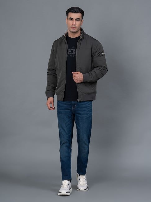 Buy Red Tape Dark Olive Regular Fit Jacket for Men's Online @ Tata CLiQ