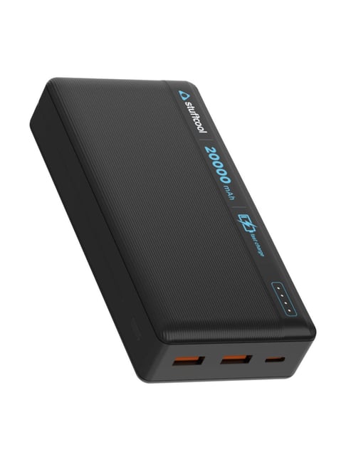 Stuffcool Major Plus 20000mAh 20W PD Powerbank (Black)