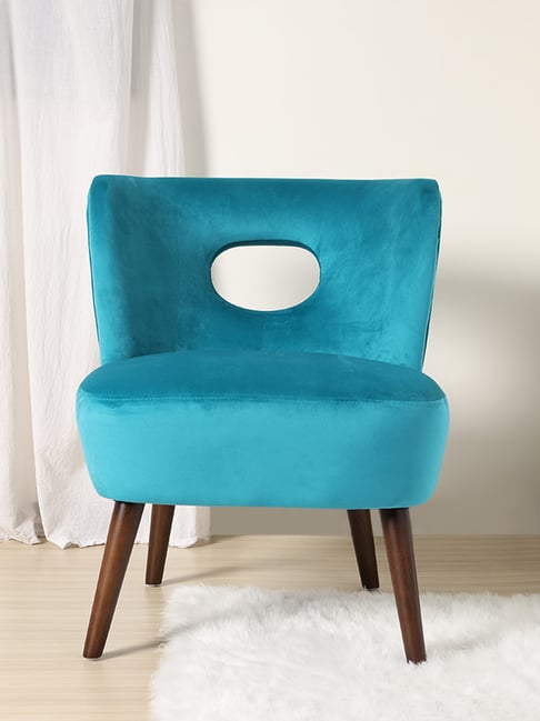 Westside Home Turquoise Upholstered Madison Chair