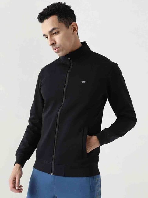 Wildcraft Black Regular Fit Sweatshirt