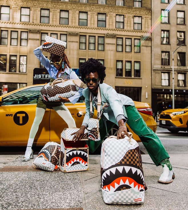 Buy Sprayground Multicolor Limited Edition Tearaway Medium Backpack ...