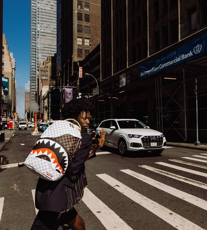 Buy Sprayground Multicolor Limited Edition Tearaway Medium Backpack ...