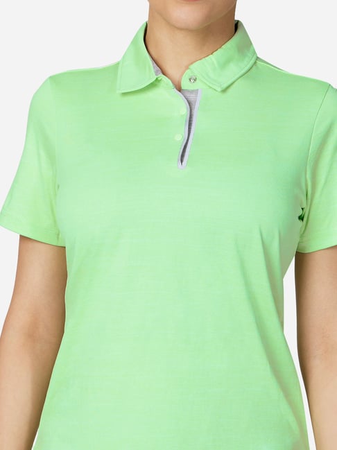 Skechers polo shirt womens green store