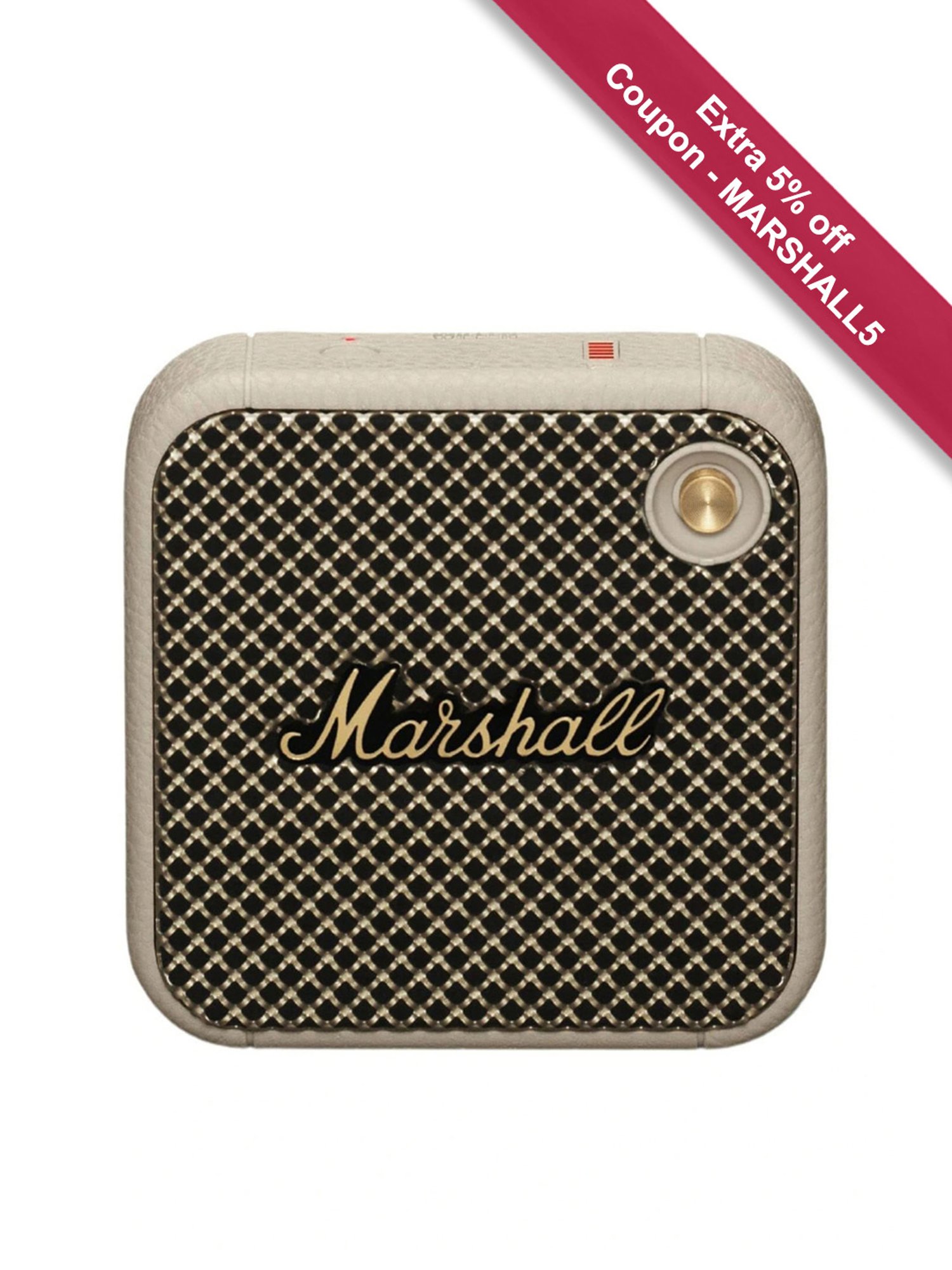 Marshall Willen Portable Bluetooth Speaker with IP67 Dust & Water ...