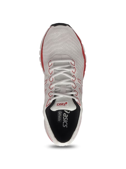 Asics Men Off White Running Sports Shoes
