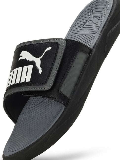 Puma Black Men Sandals & Floaters