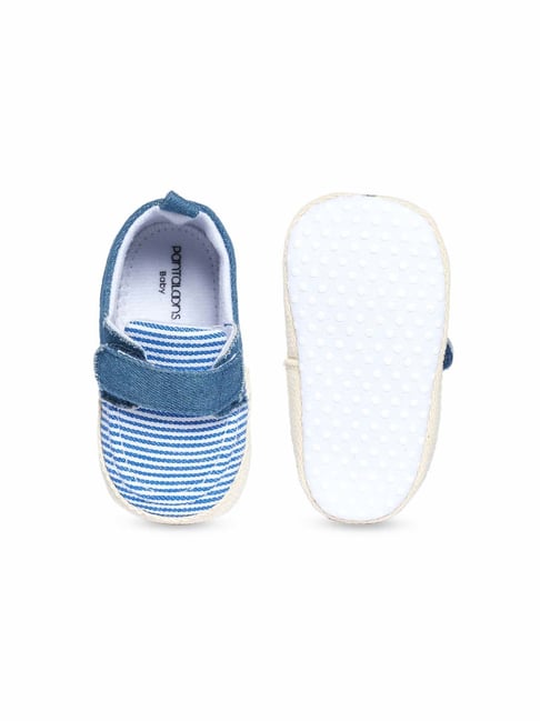 Blue & Beige Shoe Infants for Kids by Pantaloons Baby