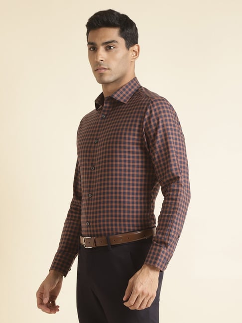 ANDAMEN Navy Shirts for Men