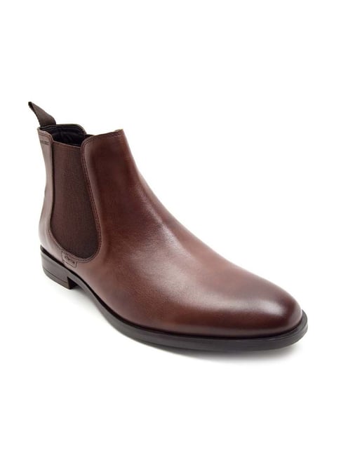THOMAS CRICK Men's Teak Chelsea Boots