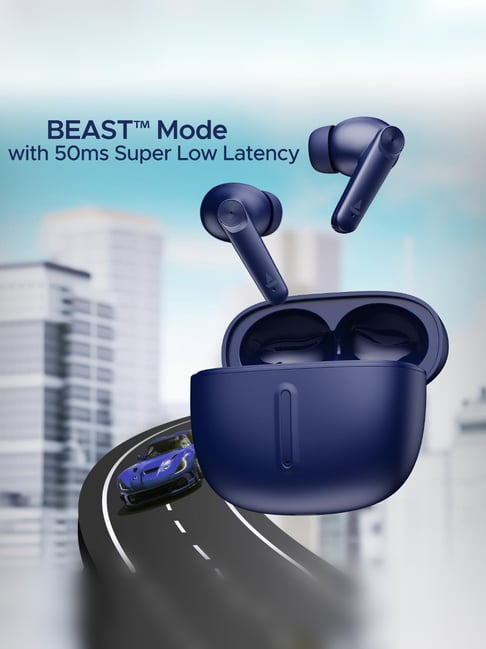 Buy Boat Airdopes Max TWS In Ear Earbuds (Bold Blue)) Online At Best ...