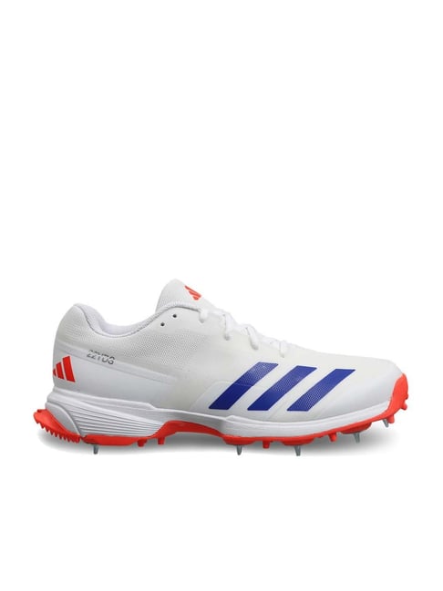 Adidas Men's SL22.0 White Cricket Shoes