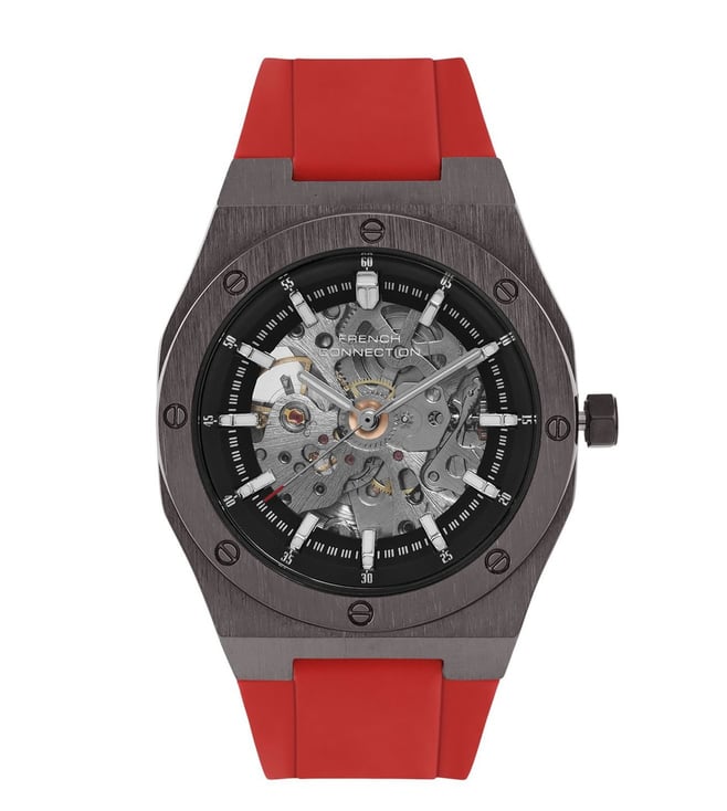 Buy French Connection Fca02-7 Skeleton Automatic Watch For Men Online ...