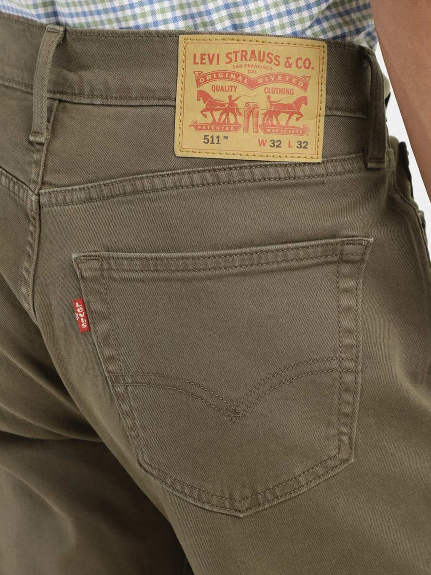 Levi s 511 Olive Slim Fit Jeans