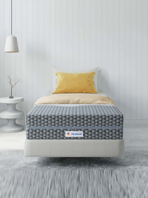 Sleepwell Ortho Pro Spring Mattress Euro Top Finish Impression Memory Foam Single Size Mattress