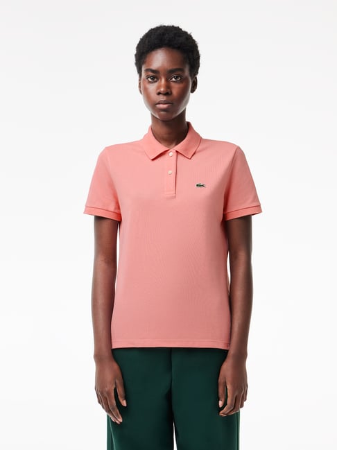 Lacoste coral polo store