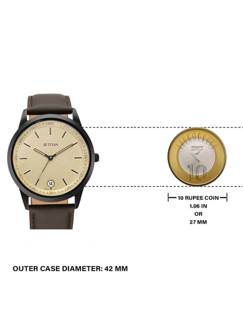Titan NP1806NL02 Minimals Analog Watch for Men