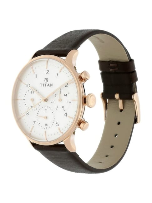 Titan NR90102WL01 On Trend Chronograph Watch for Men