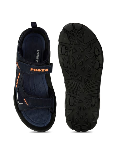 Power Men Navy Sandals & Floaters