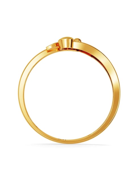 Buy Joyalukkas 22k Flowery Gold Ring for Women Online At Best Price ...