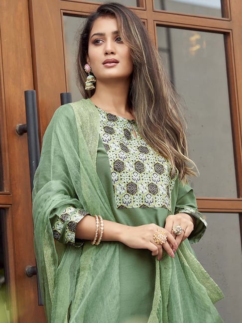 Women's Clothing Skylee Ethnic Wear Suits with Farid Silk Fabric